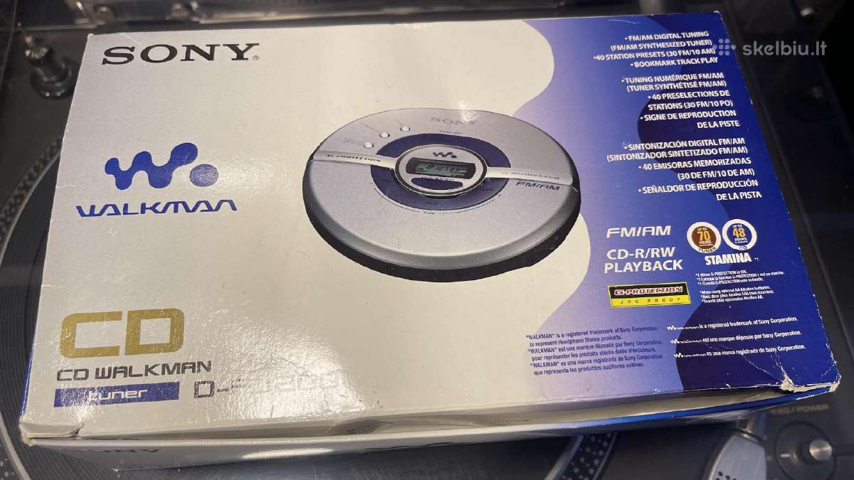 Sony Walkman d-fj200 CD grotuvas ausinukas - Skelbiu.lt