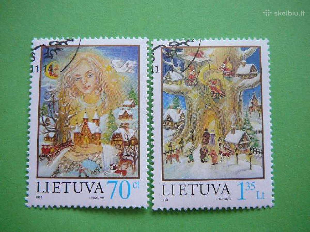 Lietuva 1998 Sventos Kaledos antsp. lit680/1a - Skelbiu.lt