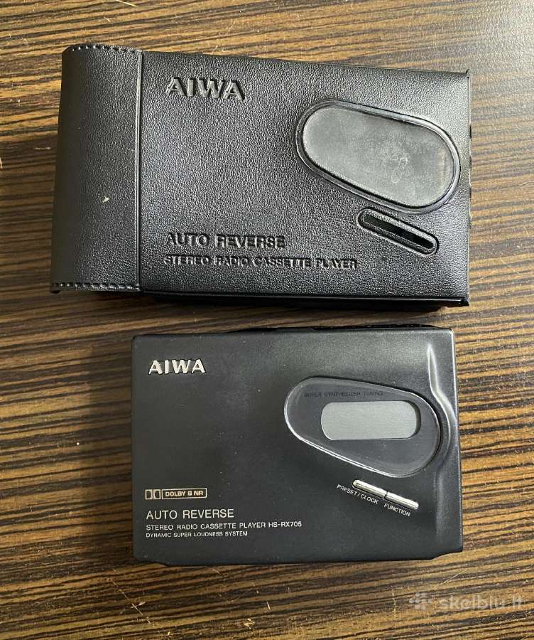 Aiwa hs-rx705 ausinukas kasetinis grotuvas idealus - Skelbiu.lt