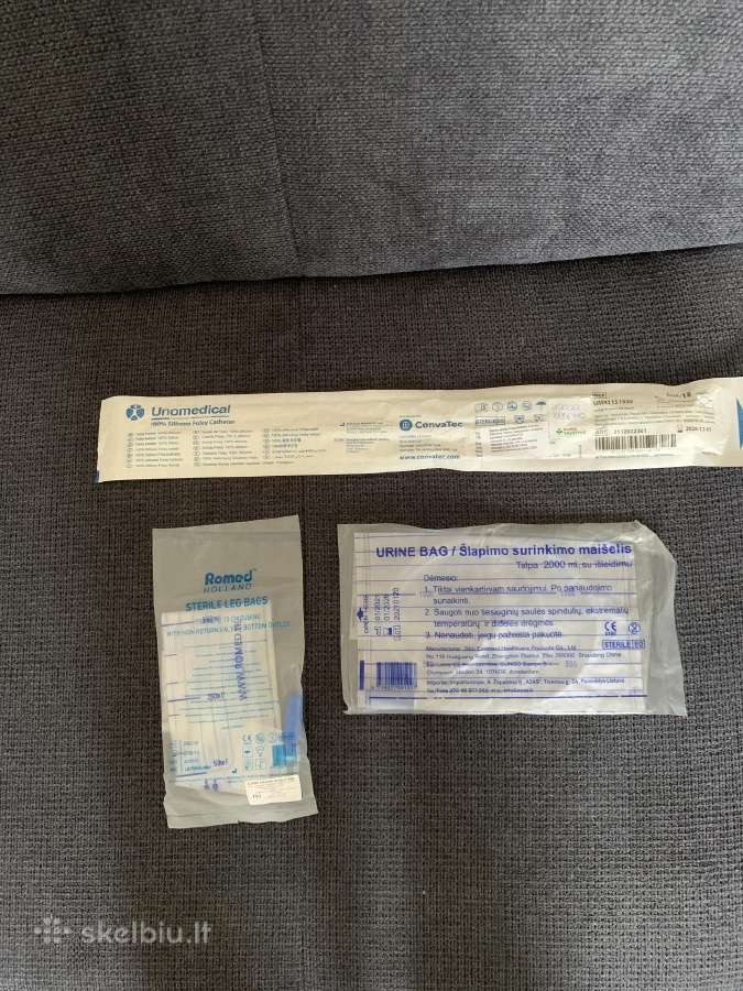 Kateteris Foley, 2 kanalų, silikoninis, Ch18 - Skelbiu.lt