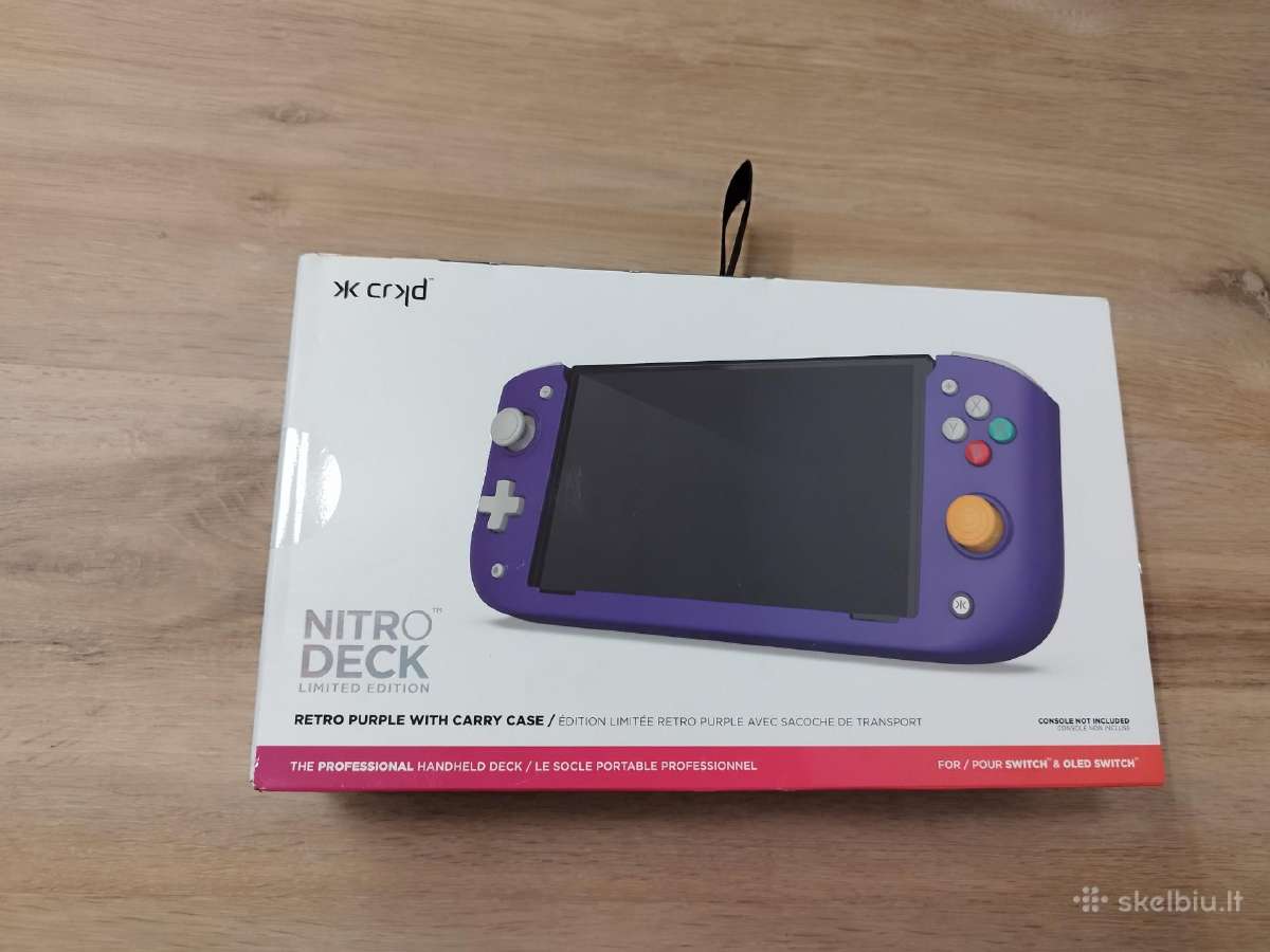 Crkd Nitro Deck Controller For Switch Retro Purple - Skelbiu.lt