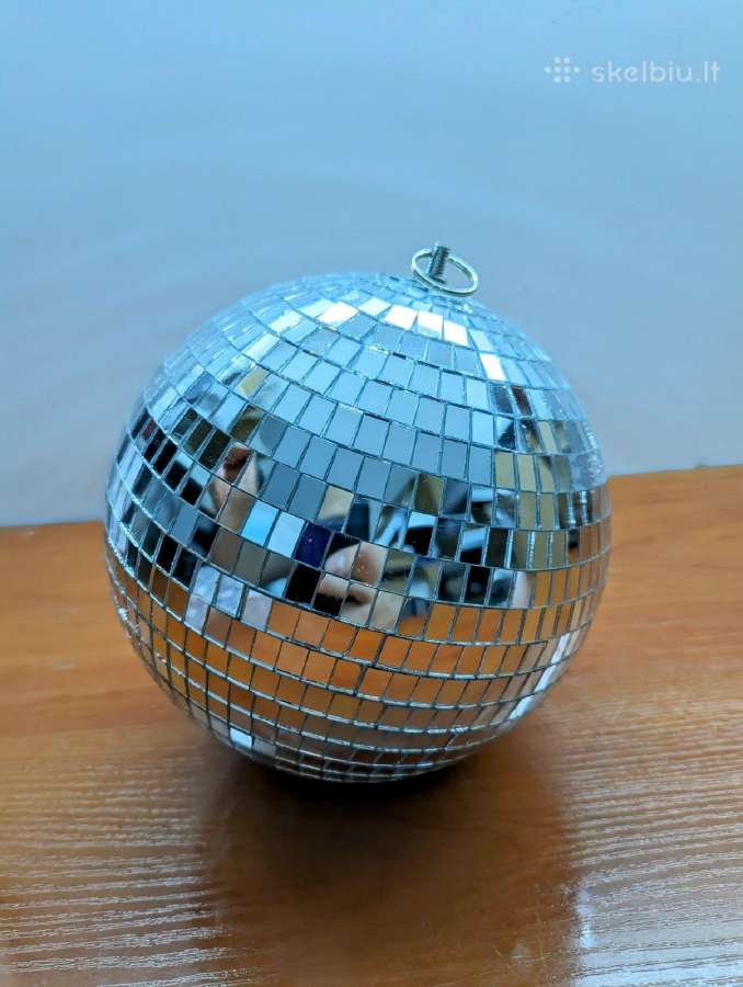 Veidrodinis disko rutulys / kamuolys 20cm - Skelbiu.lt