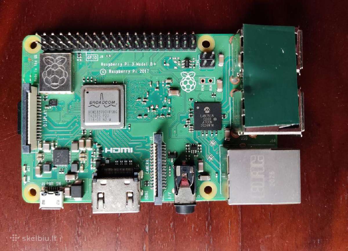 Raspberry Pi 3b+ su Waveshare Game Hat - Skelbiu.lt