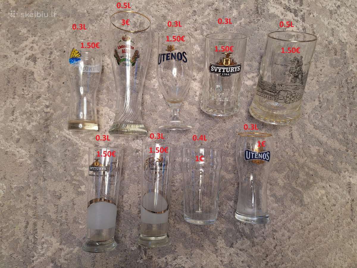 Alaus bakalai, taurės. - Skelbiu.lt