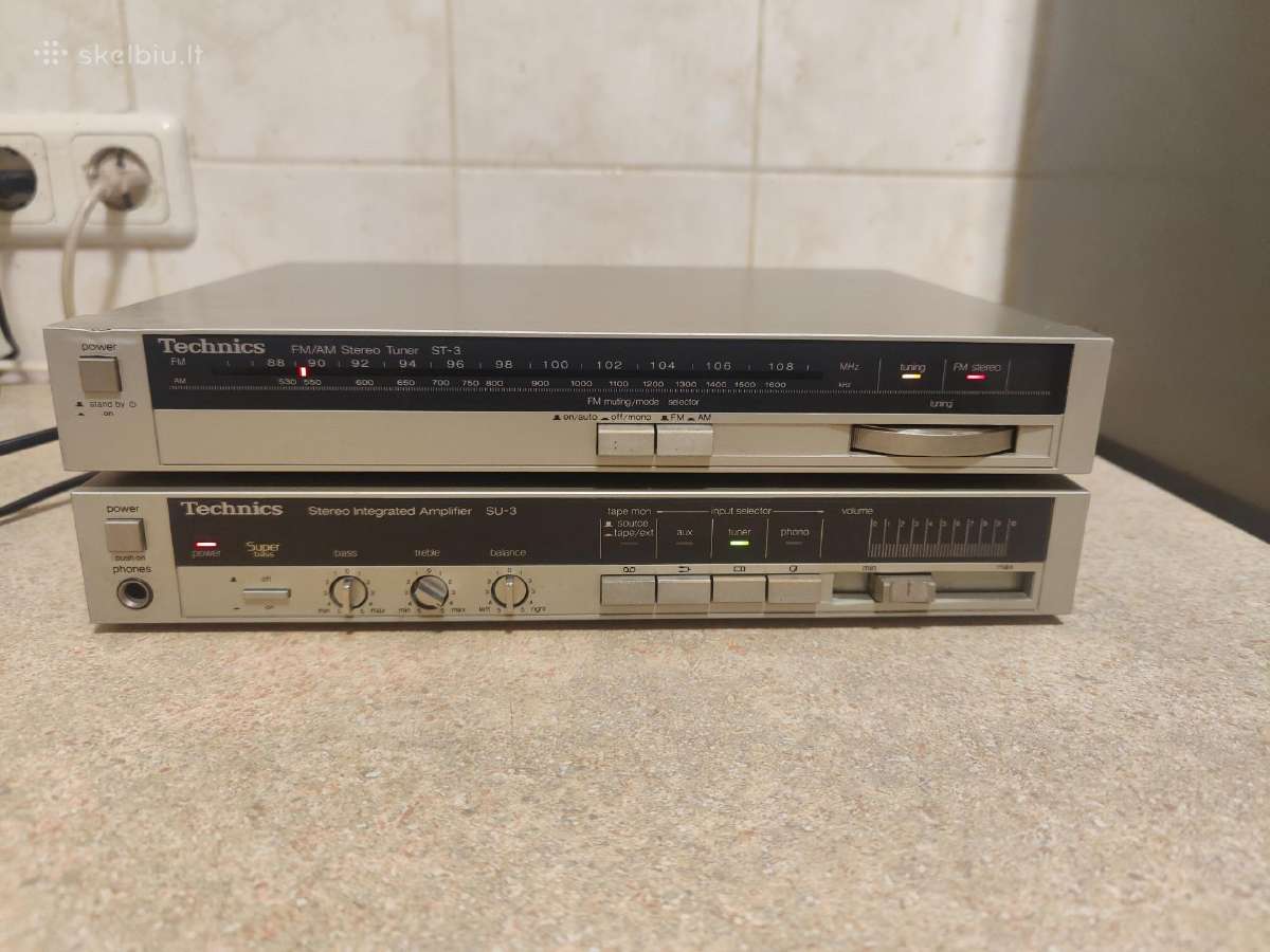 Technics Su-3 Stiprintuvas ir Technics St -3 ti - Skelbiu.lt