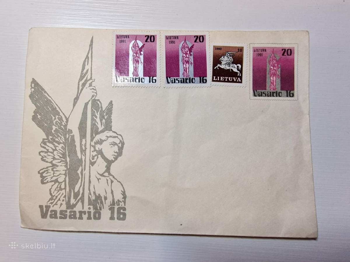 Vasario 16 vokas su pašto ženklais - Skelbiu.lt