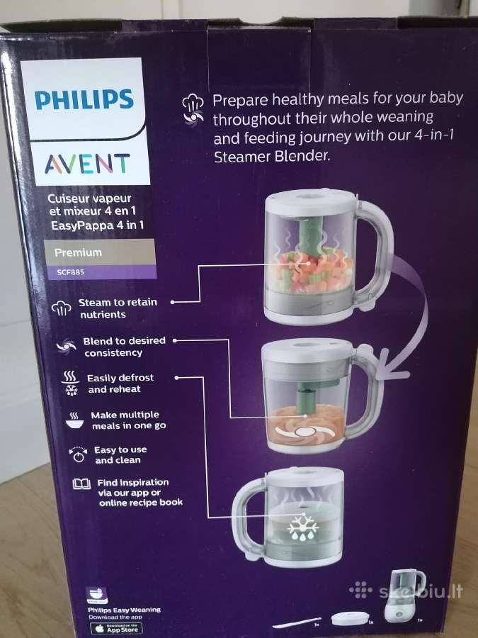 Philips Avent garintuvas ir trintuvas 4in1 - Skelbiu.lt
