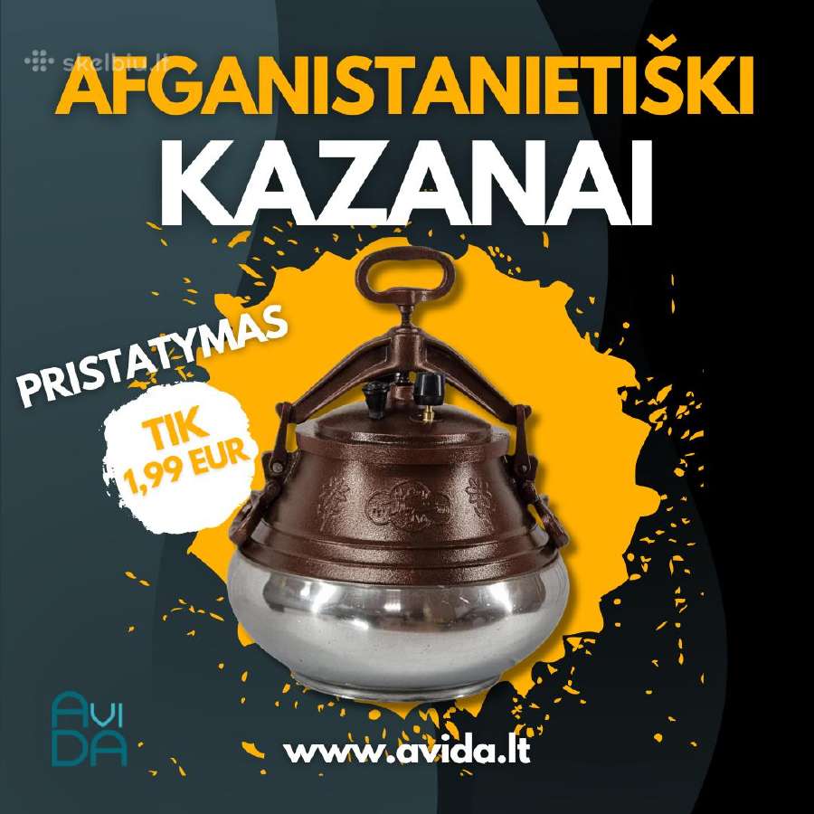 Afganistanietiški kazanai Rashko Baba - Skelbiu.lt