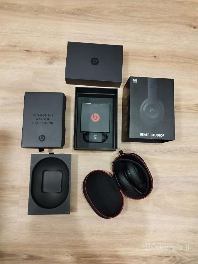 Beats Studio 3 Wireless Mx3x2zm/a belaidės ausinės - Skelbiu.lt