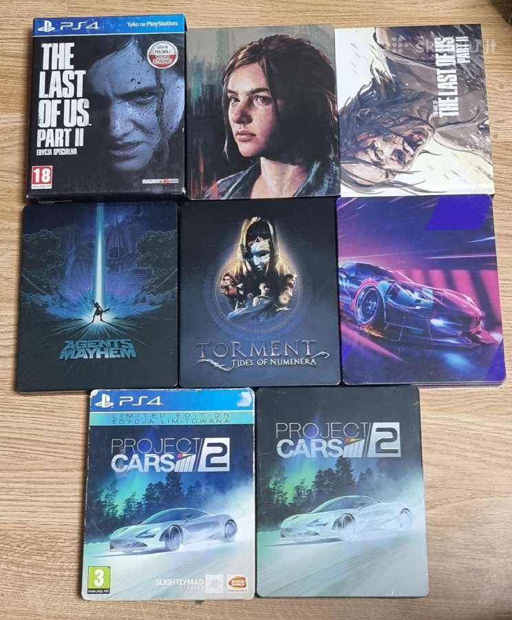 Ps4 steelbook kolekcija - Skelbiu.lt