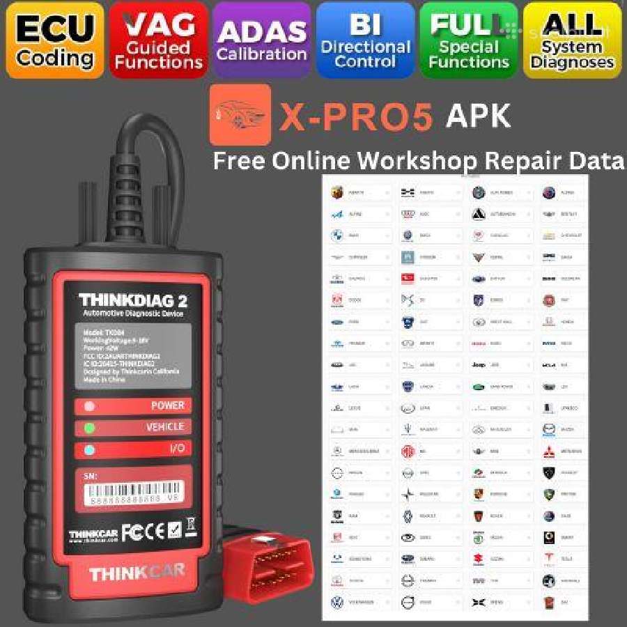 Launch X431 Thinkdiag 2 Launch Dbscar 7 - Skelbiu.lt