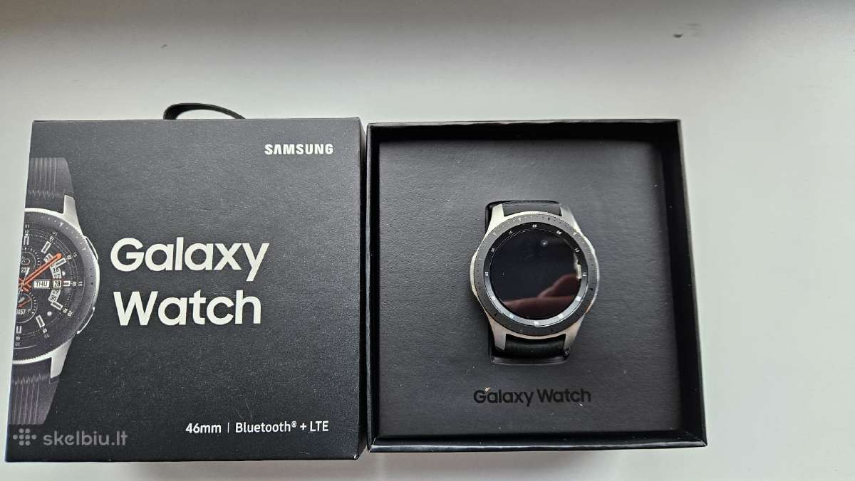 Samsung galAXSy Watch 46mm + Lte (sm-r805f) - Skelbiu.lt