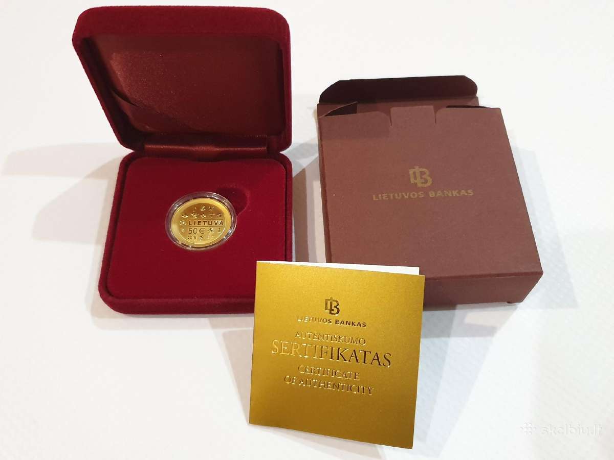 LDK 7,78gr auksinė moneta 999,9 praba - Skelbiu.lt