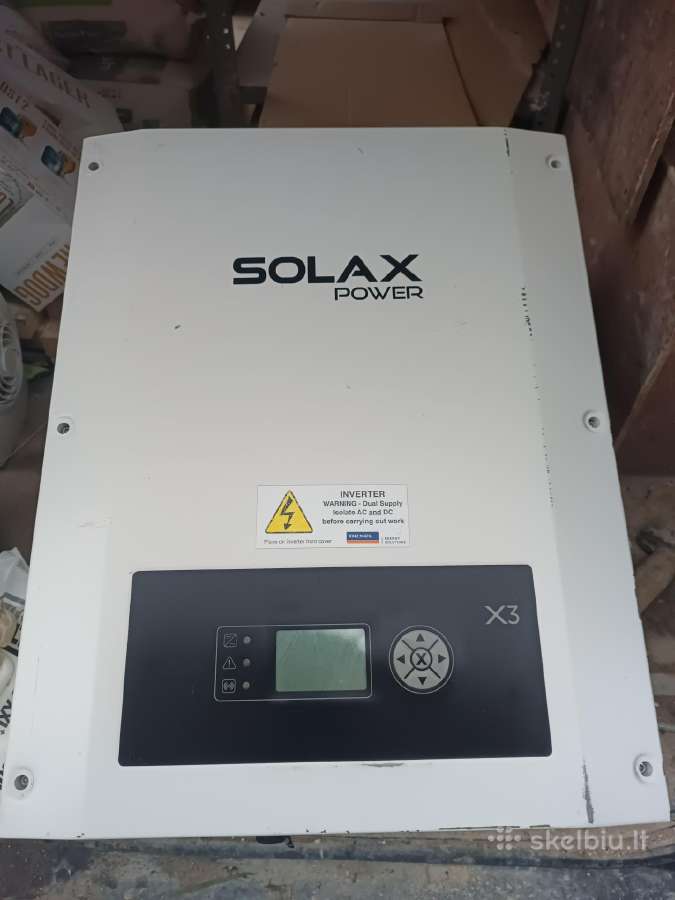 Solax power X3 hibridinis keitiklis inverteris 17k - Skelbiu.lt