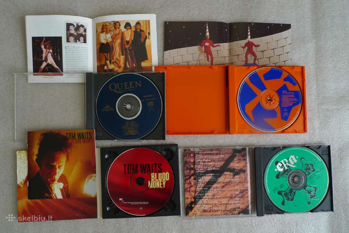 CD Queen , Tom Waits,pet Shop boys,era - Skelbiu.lt