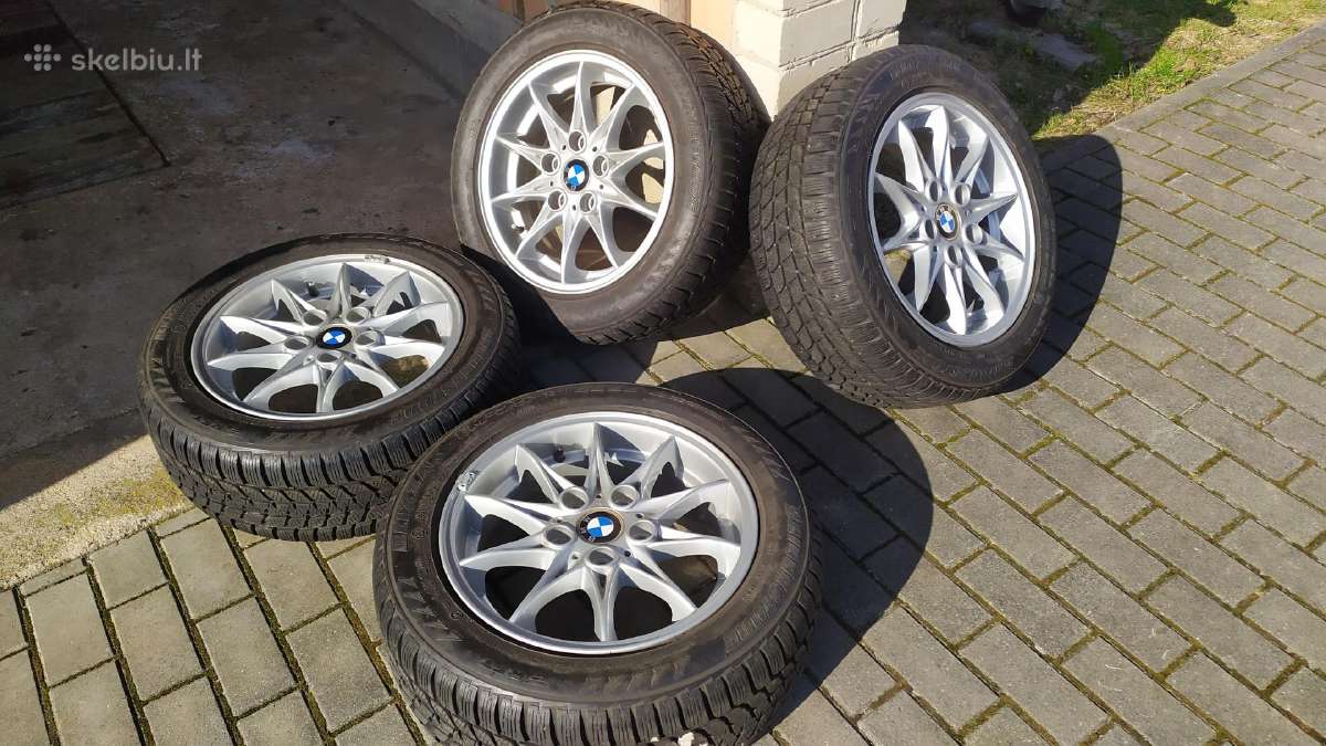 Bmw Style 104 originalus ratai su naujom padangom - Skelbiu.lt