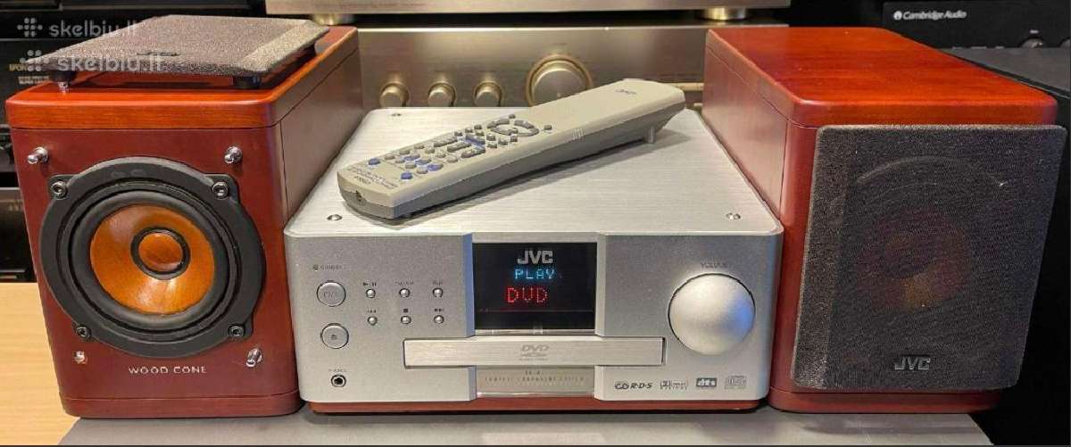 JVC ex-A1 mini sistema Wood Cone Speakers - Skelbiu.lt