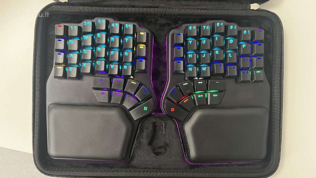 Dygma Defy belaidė ergonominė mechaninė klaviatūra - Skelbiu.lt