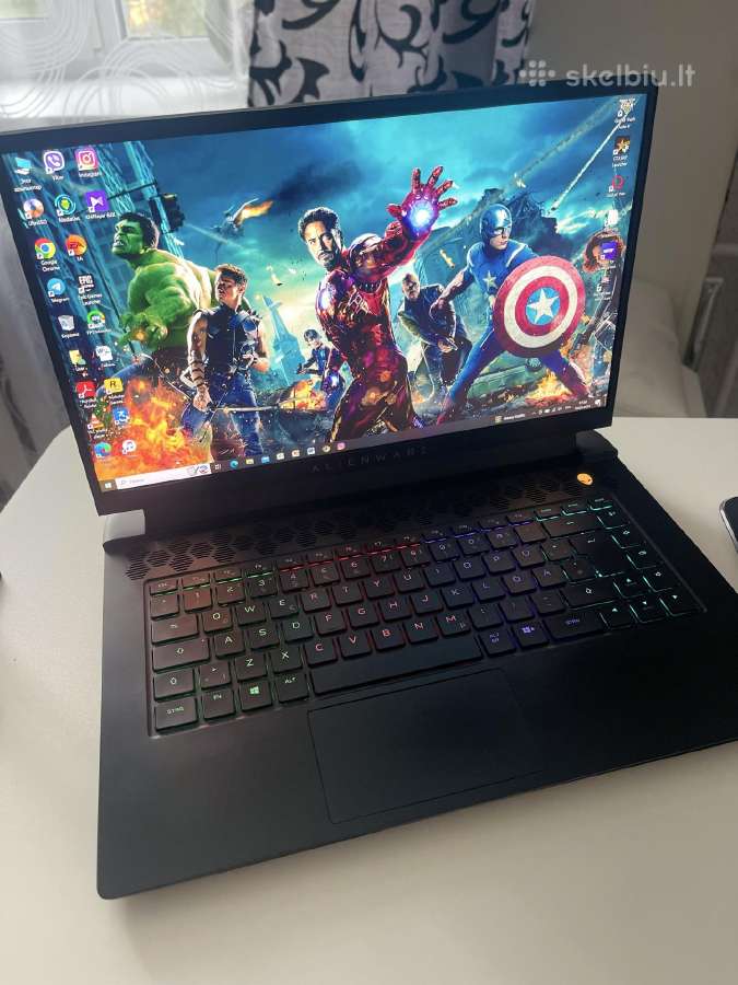 Alienware m15 R6 I7(11-gen), Rtx 3060, RAM 16gb - Skelbiu.lt