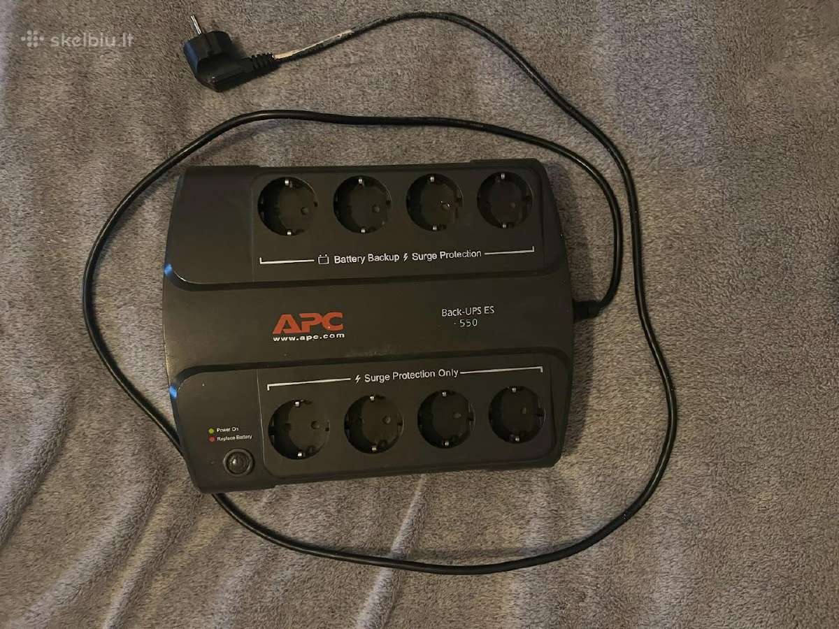 Apc Back-ups 550 Es 550va, Be Akumuliatoriaus - Skelbiu.lt