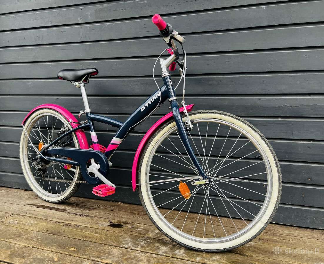 Btwin 24 500 original dviratis mergaitei - Skelbiu.lt