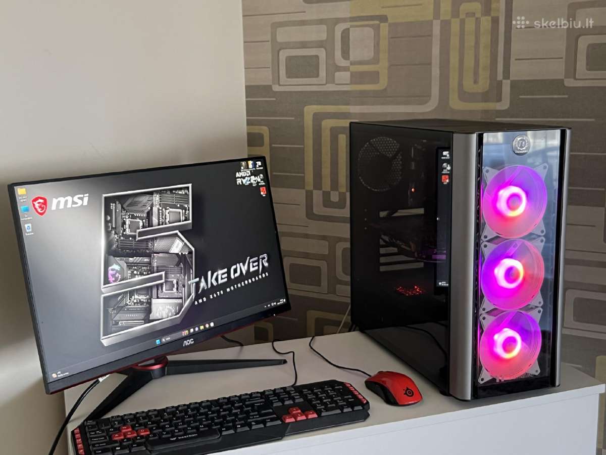 Parduodamas Gaming stacionarus komp. Su Gtx 1080. - Skelbiu.lt