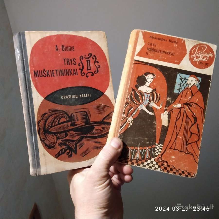 A. Diuma "Trys muškietininkai" 1966, 1976 metai - Skelbiu.lt
