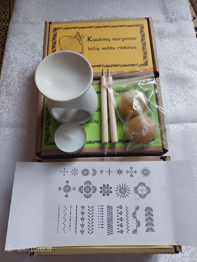 Kiaušinių marginimo vašku rinkinys - Skelbiu.lt