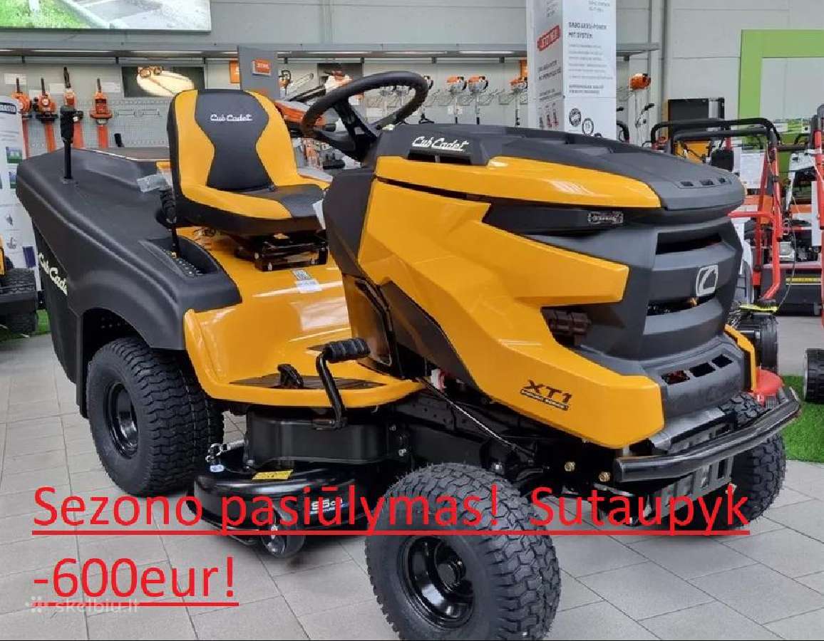 Sutaupykite! Cub Cadet Xt1 Or106 sodo traktoriukai - Skelbiu.lt