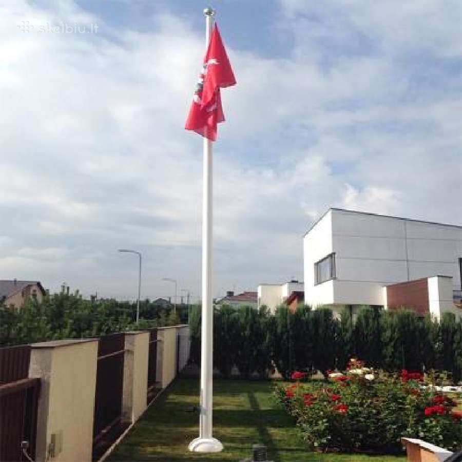 Vėliavų stulpai stiebai vėliavos - Skelbiu.lt