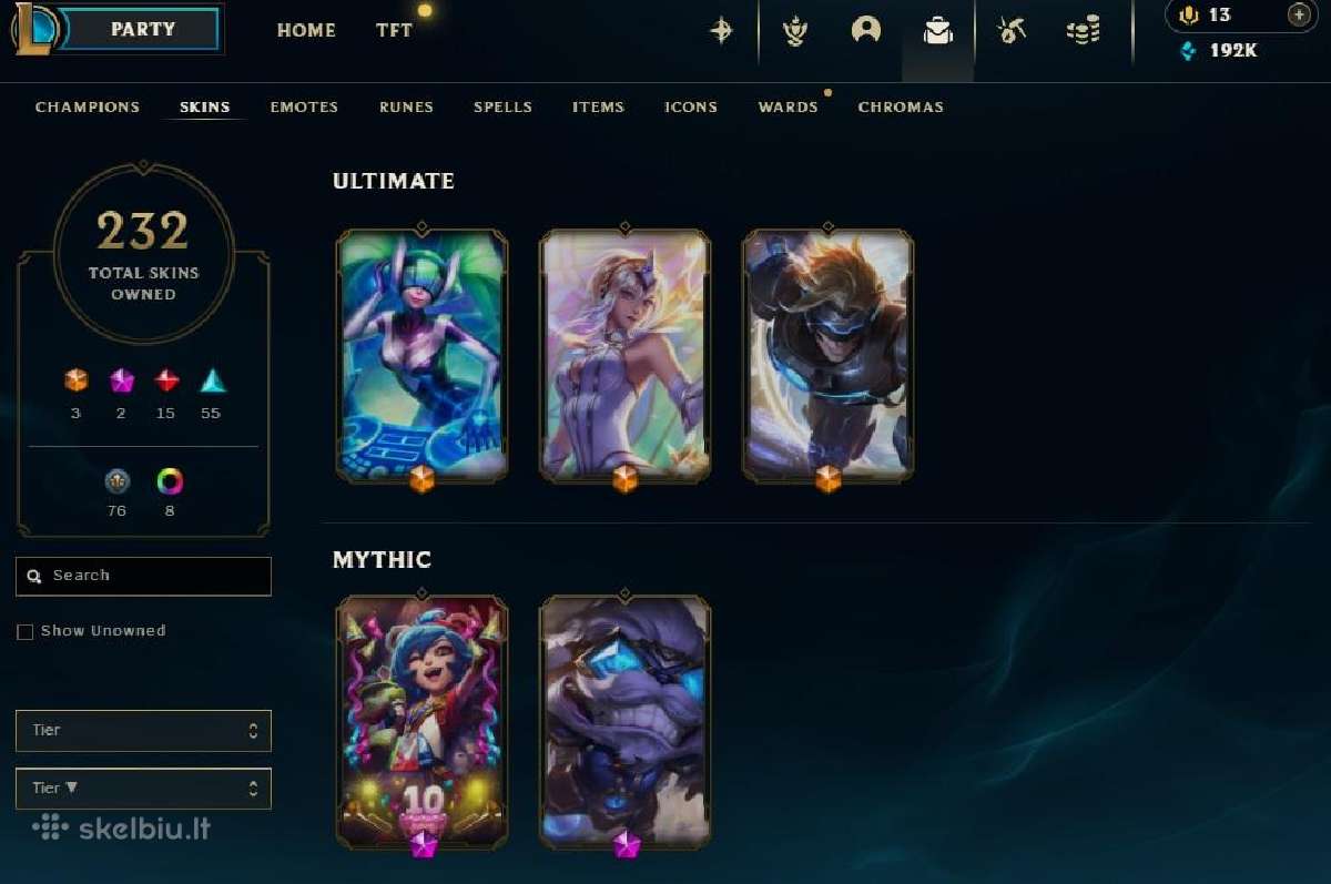 League of Legends (Lol) paskyra - Skelbiu.lt