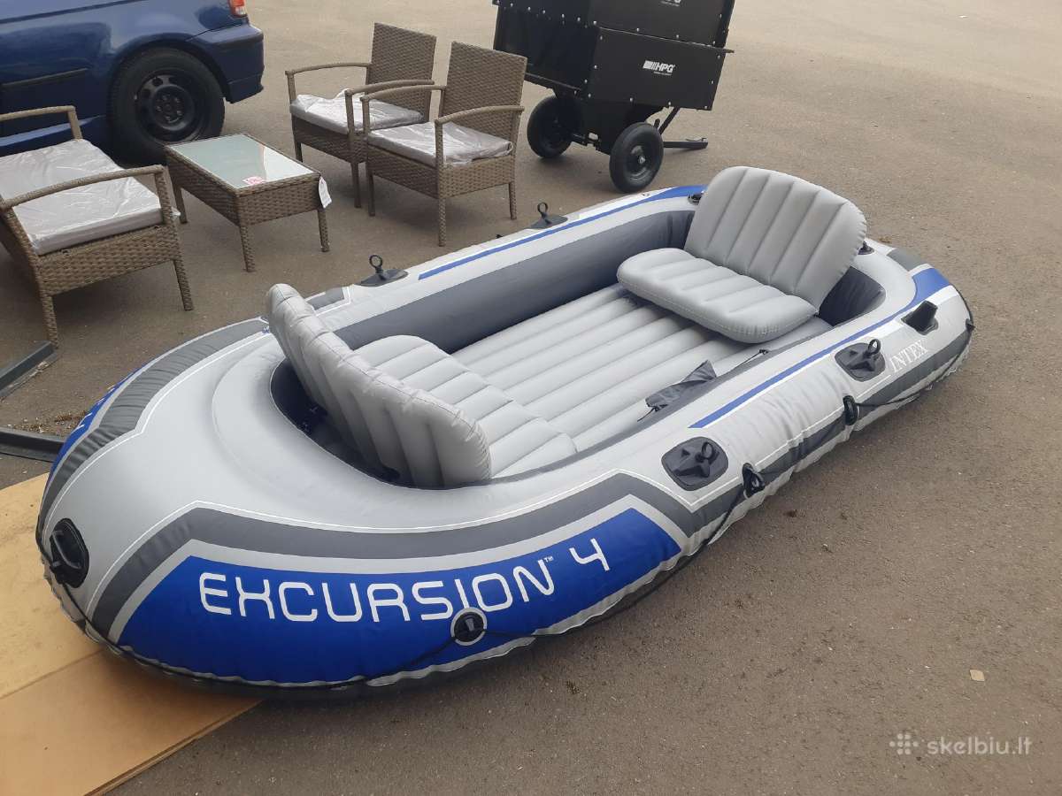 Nauja pripučiama valtis Intex EXCursion 4 - Skelbiu.lt