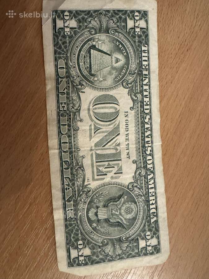 1 Usa doleris, series 1995 Annut Coeptis - Skelbiu.lt