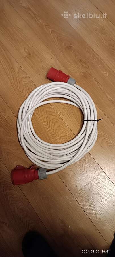 Prailginimo kabelis 5x4, ilgis 23m, 32a. - Skelbiu.lt