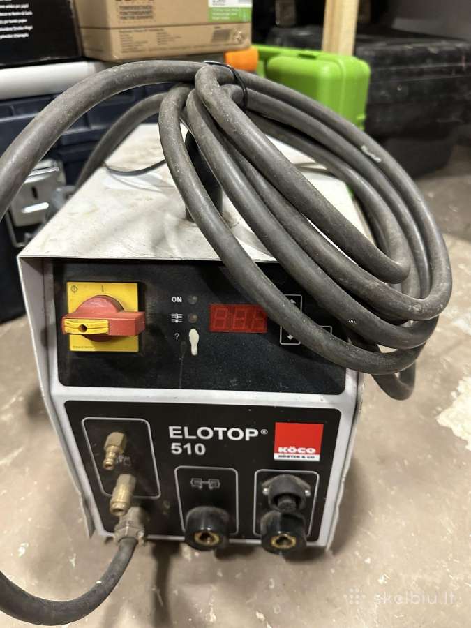 Nuomojamas Smeigiu virinimo aparatas Elotop 510 - Skelbiu.lt