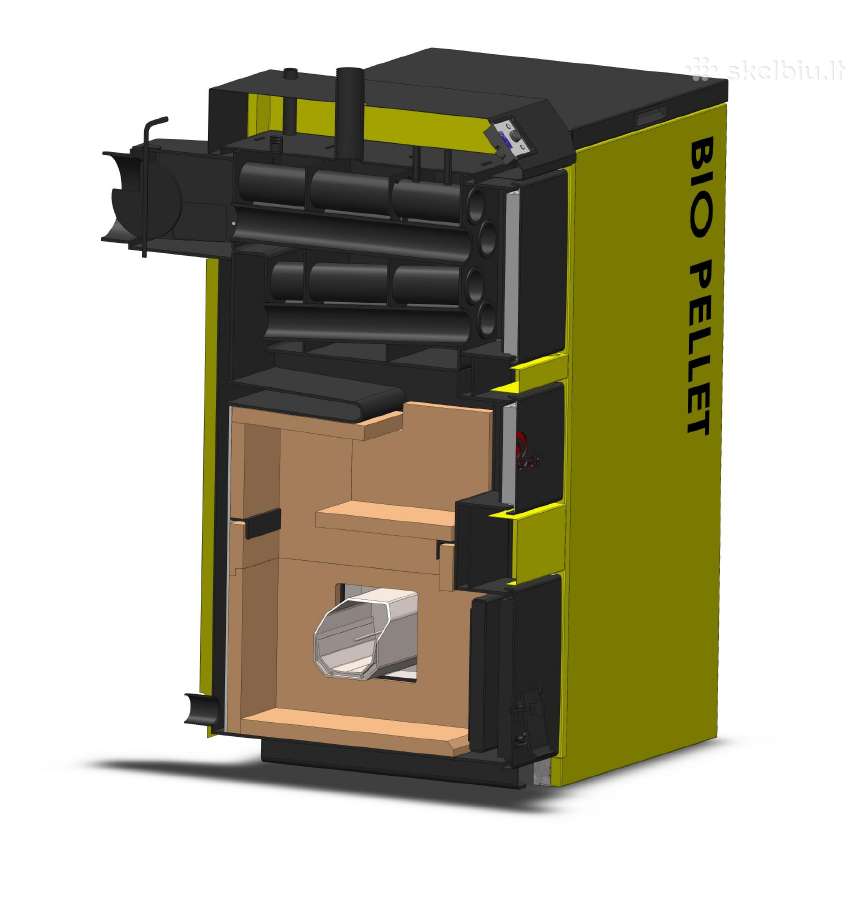 5 klasės granulinis katilas Bio Max 12-35kw - Skelbiu.lt