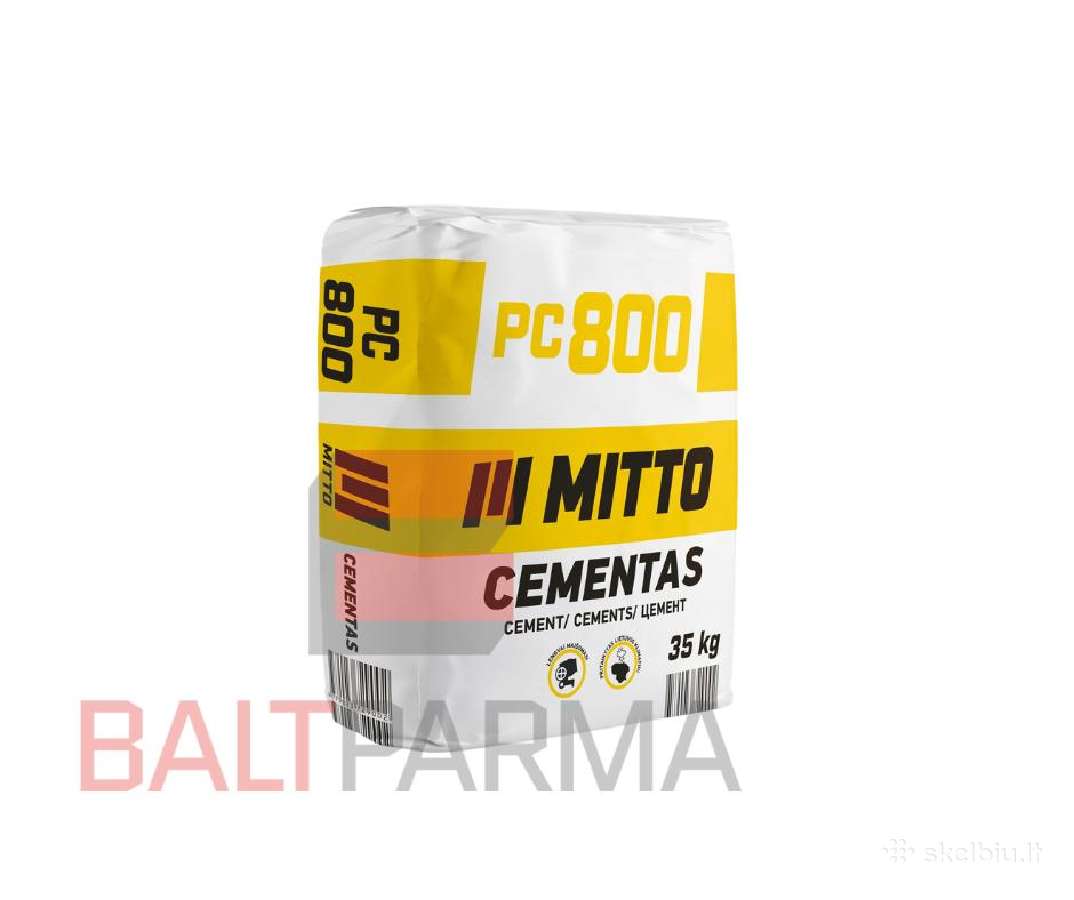 Cementas 4.88/25kg su PVM - Skelbiu.lt