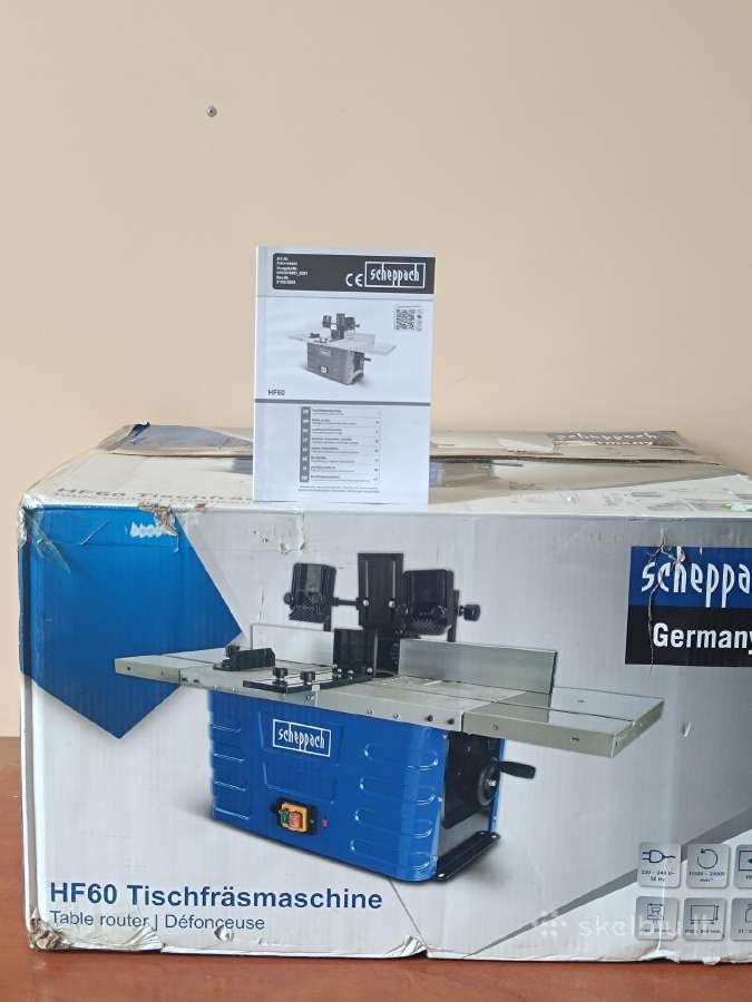 Medienos frezavimo staklės scheppach Hf60 - Skelbiu.lt