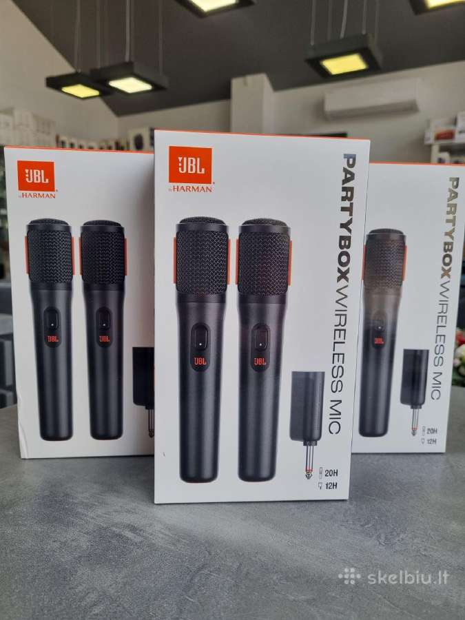 Mikrofonai Jbl Partybox Wireless Mic (Nauji) - Skelbiu.lt