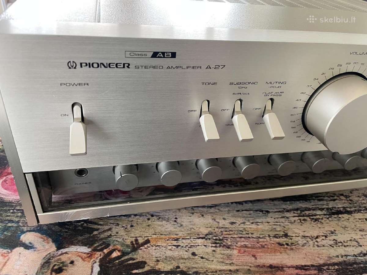 Pioneer A-27 integruotas stiprintuvas, A klasė - Skelbiu.lt