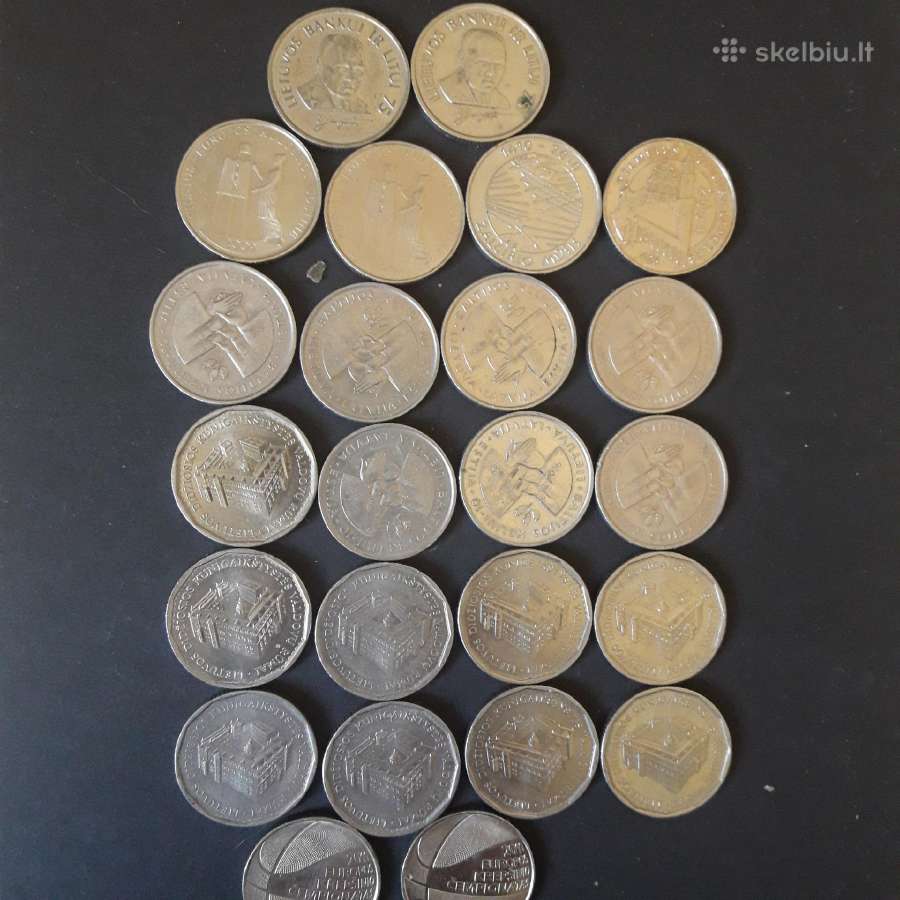 1 lito monetos - Skelbiu.lt