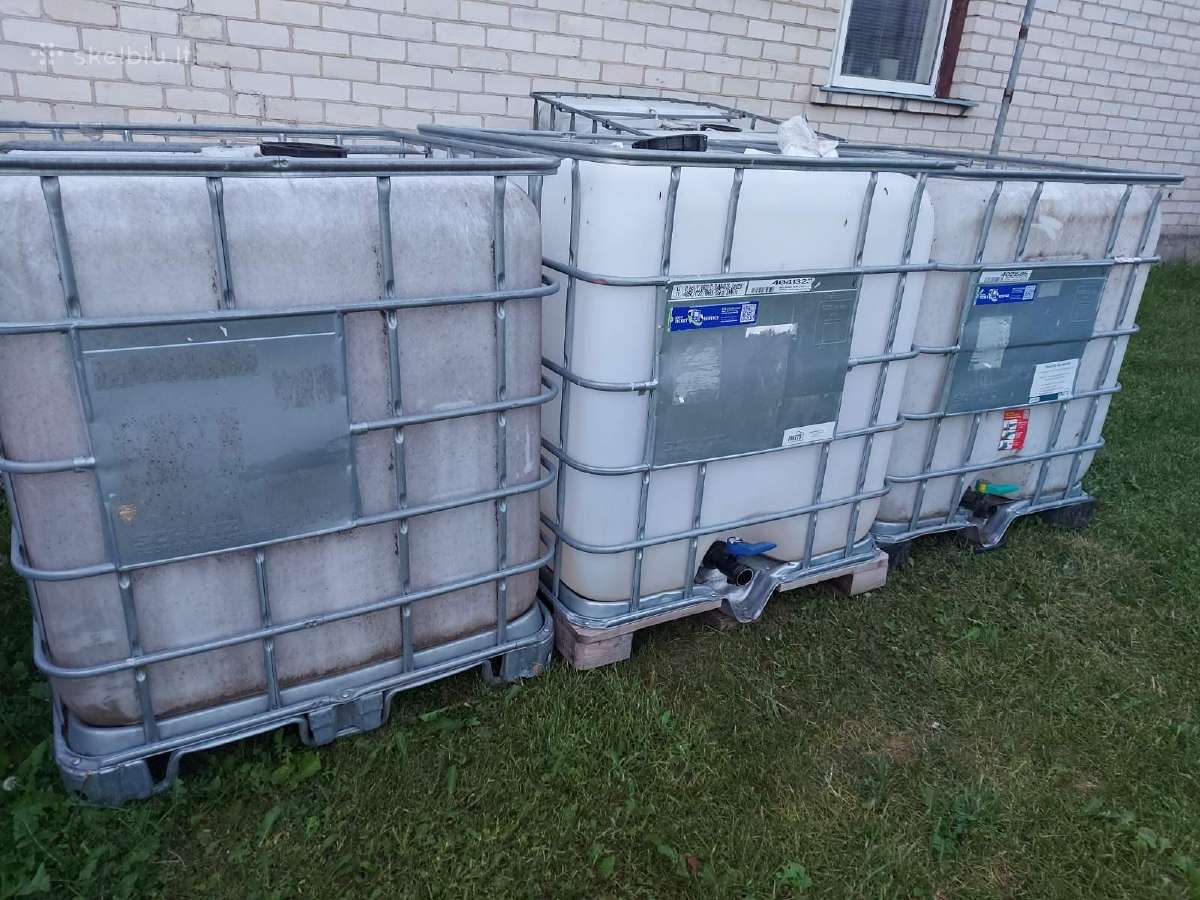 Parduodu ibc konteinerius, tonines bačkas 50e/vnt - Skelbiu.lt