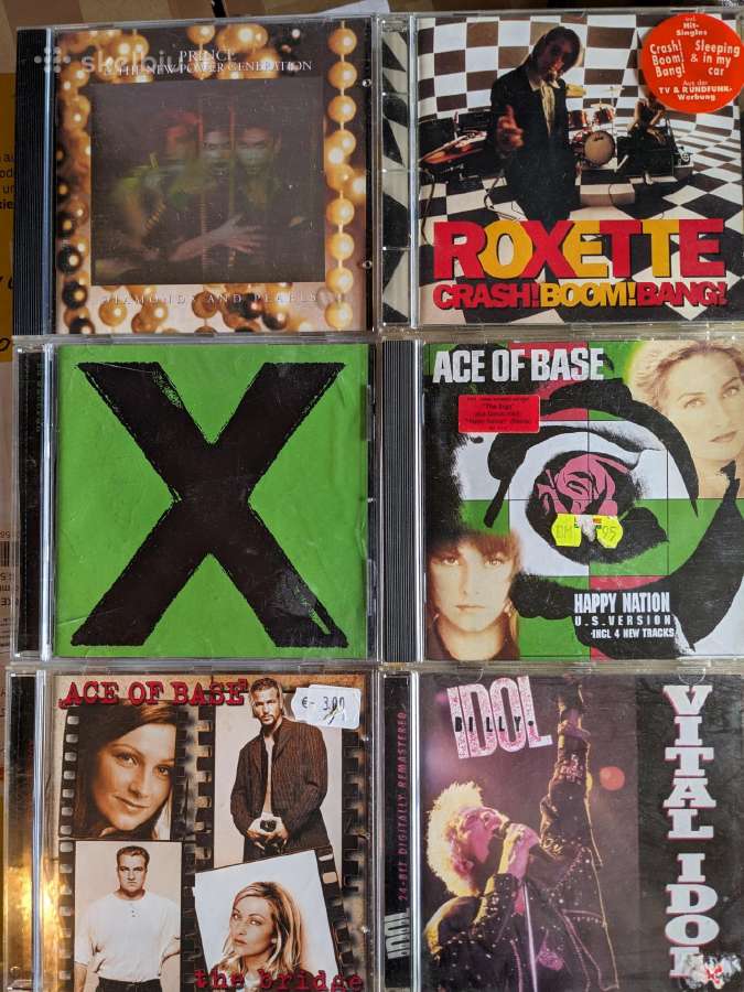 Prince, Roxette, Ace of Base, Billy Idol - Skelbiu.lt