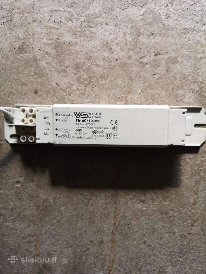 Transformatorius 12v-60w - Skelbiu.lt