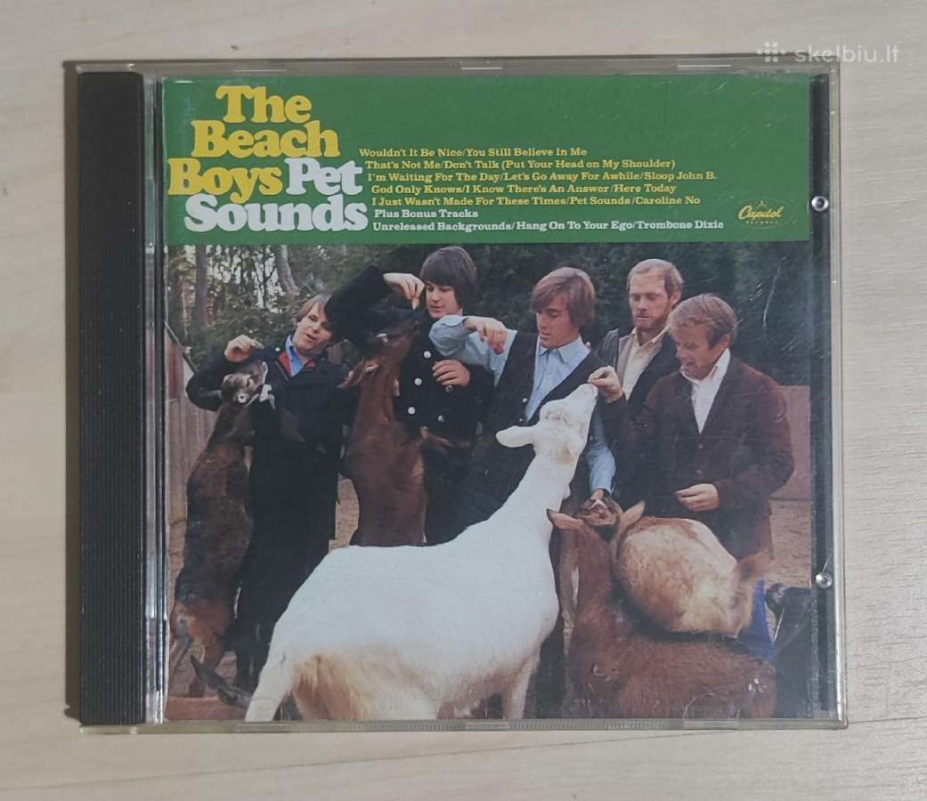 The Beach Boys grupe 'Pet Sounds' albumas CD - Skelbiu.lt