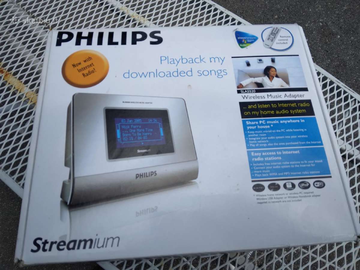 Philips Streamium sla5520 Wireless Pc msica soluc - Skelbiu.lt