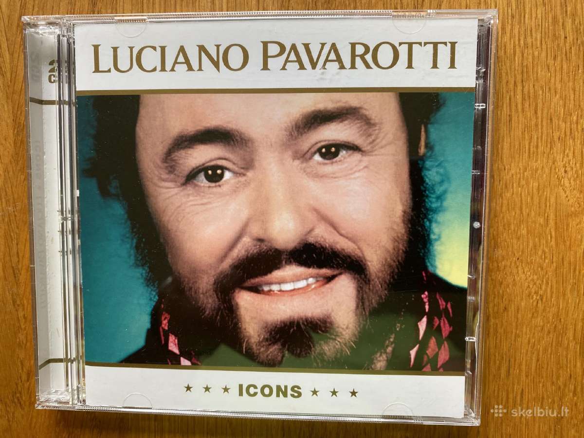 Originalus Luciano Pavarotti 2 X CD , " Icons" - Skelbiu.lt