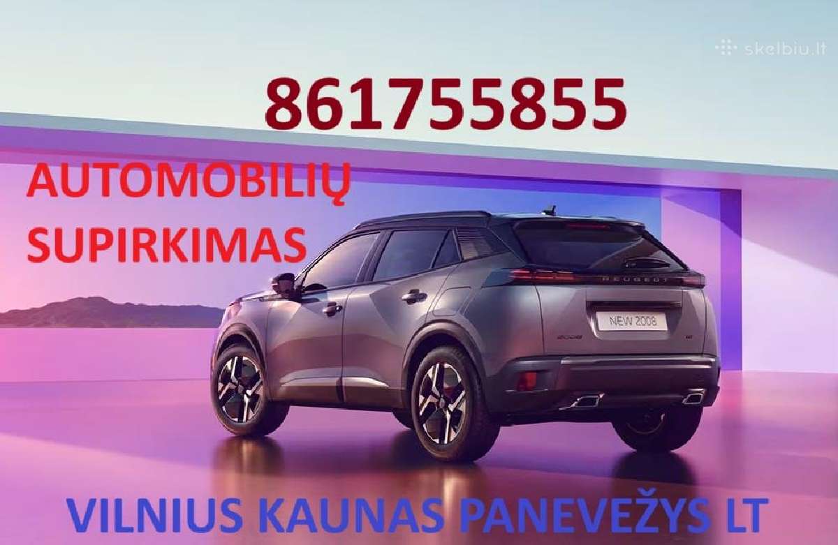 Automobilių Supirkimas Vilniuje! Bmw Audi VW Opel - Skelbiu.lt