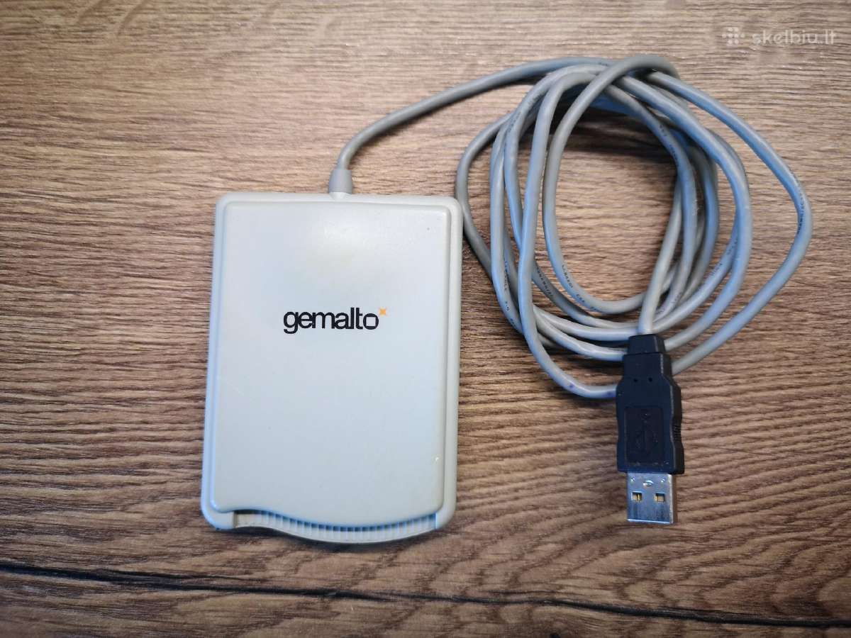 Parduodu Gemalto Pc Usb, Id kortelių skaitytuvą - Skelbiu.lt