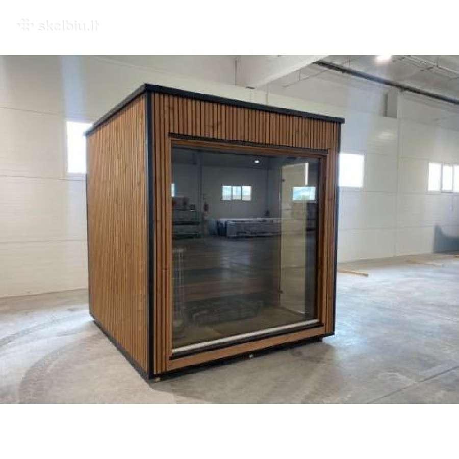 Lauko pirtis - moduline sauna Luxury 2.3x2.3m - Skelbiu.lt